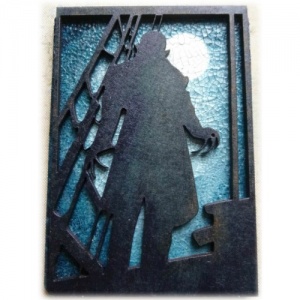 Nosfertu Wood Vampire Shape for altered art and craft projects